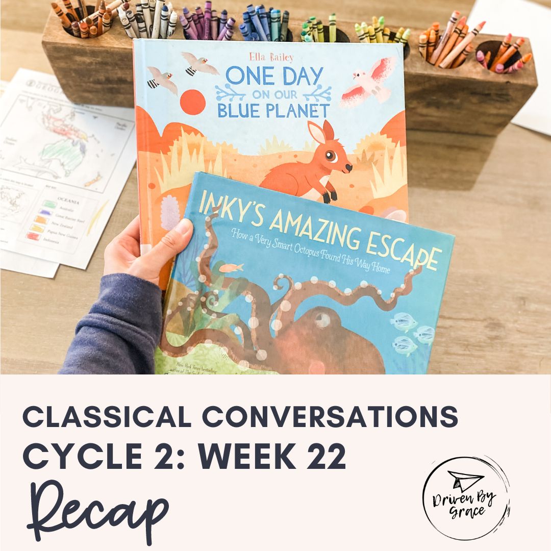 Classical Conversations Cycle 2: Week 22 Recap – Driven By Grace