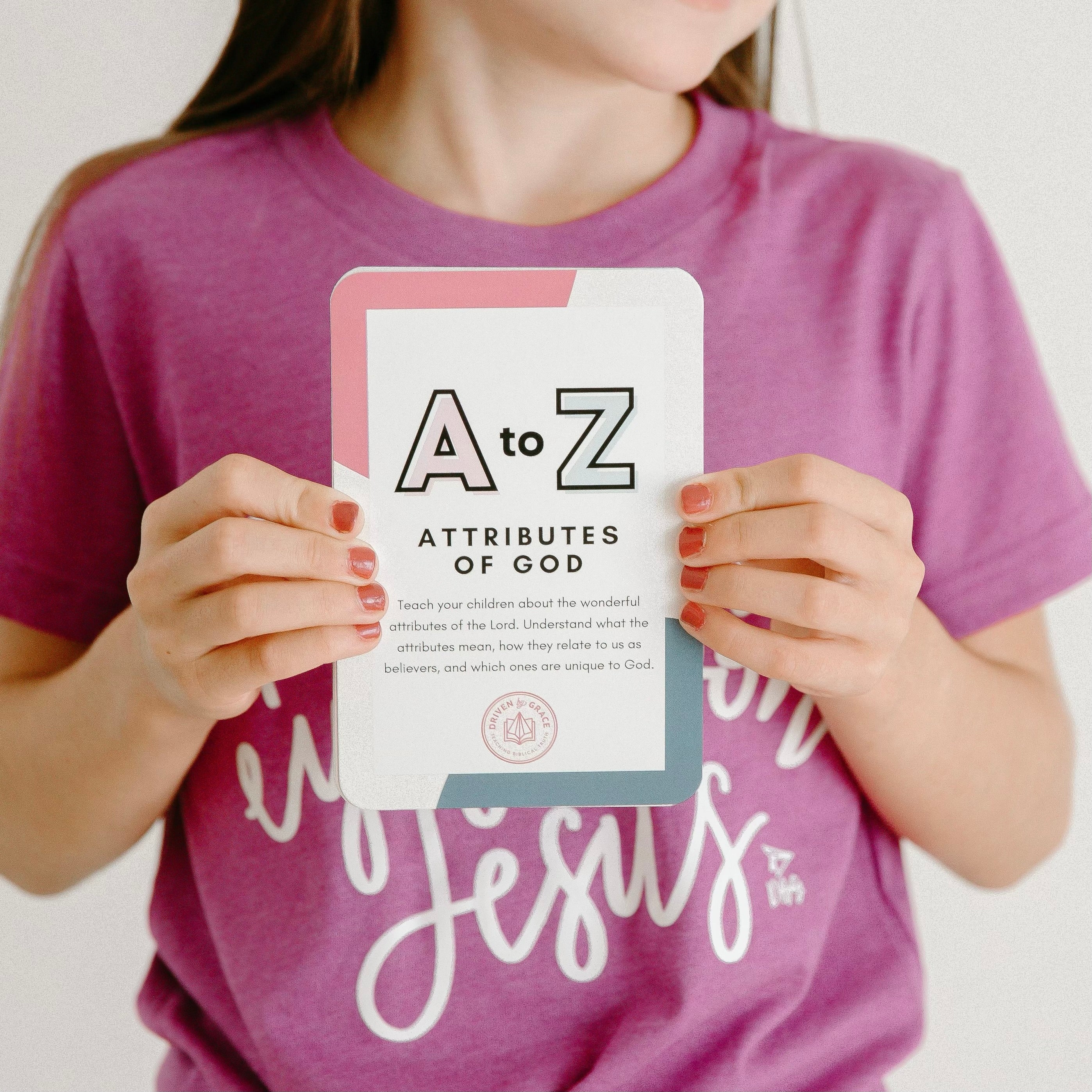 A-Z Attributes of God Flashcards – Driven By Grace