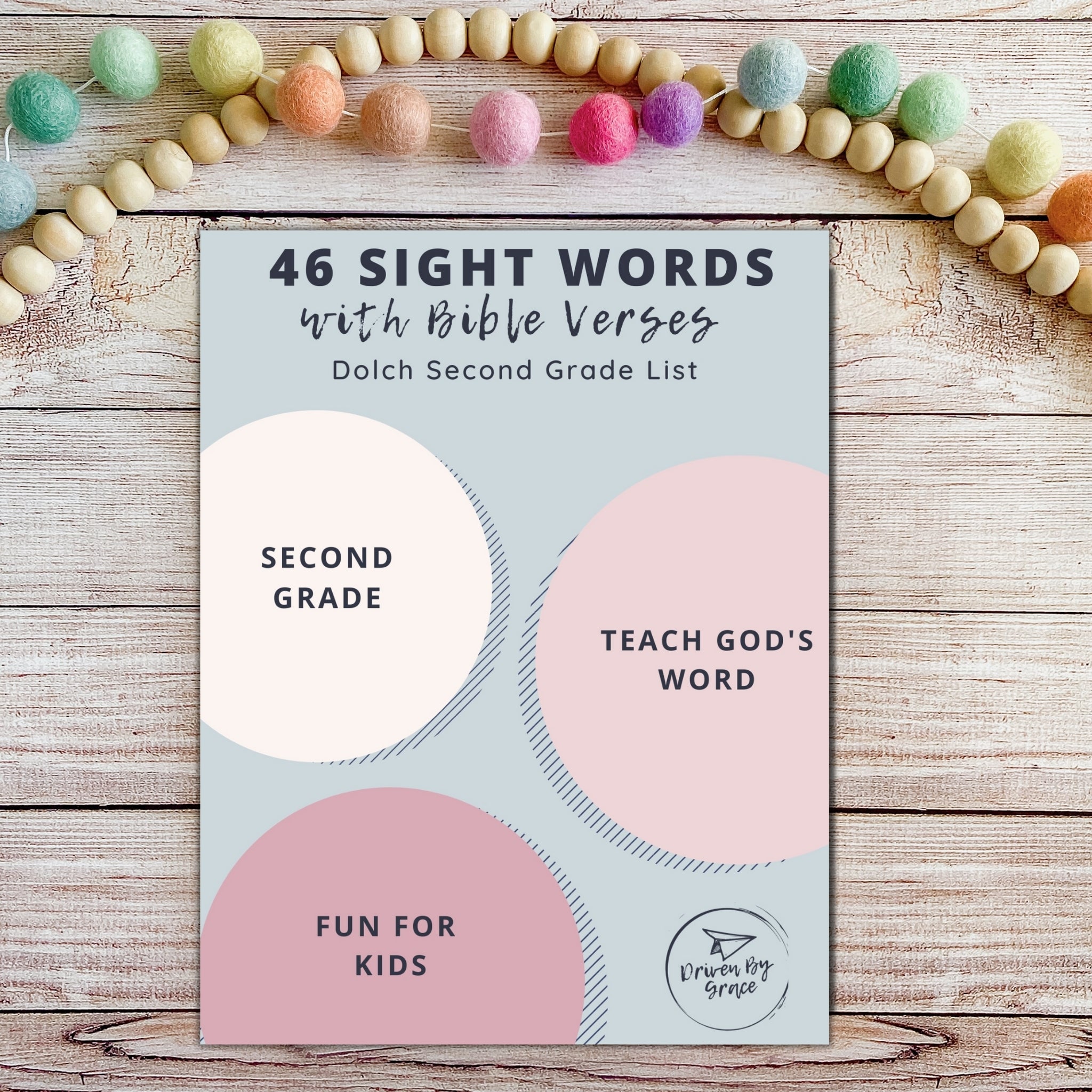 Second Grade Sight Words – Driven By Grace