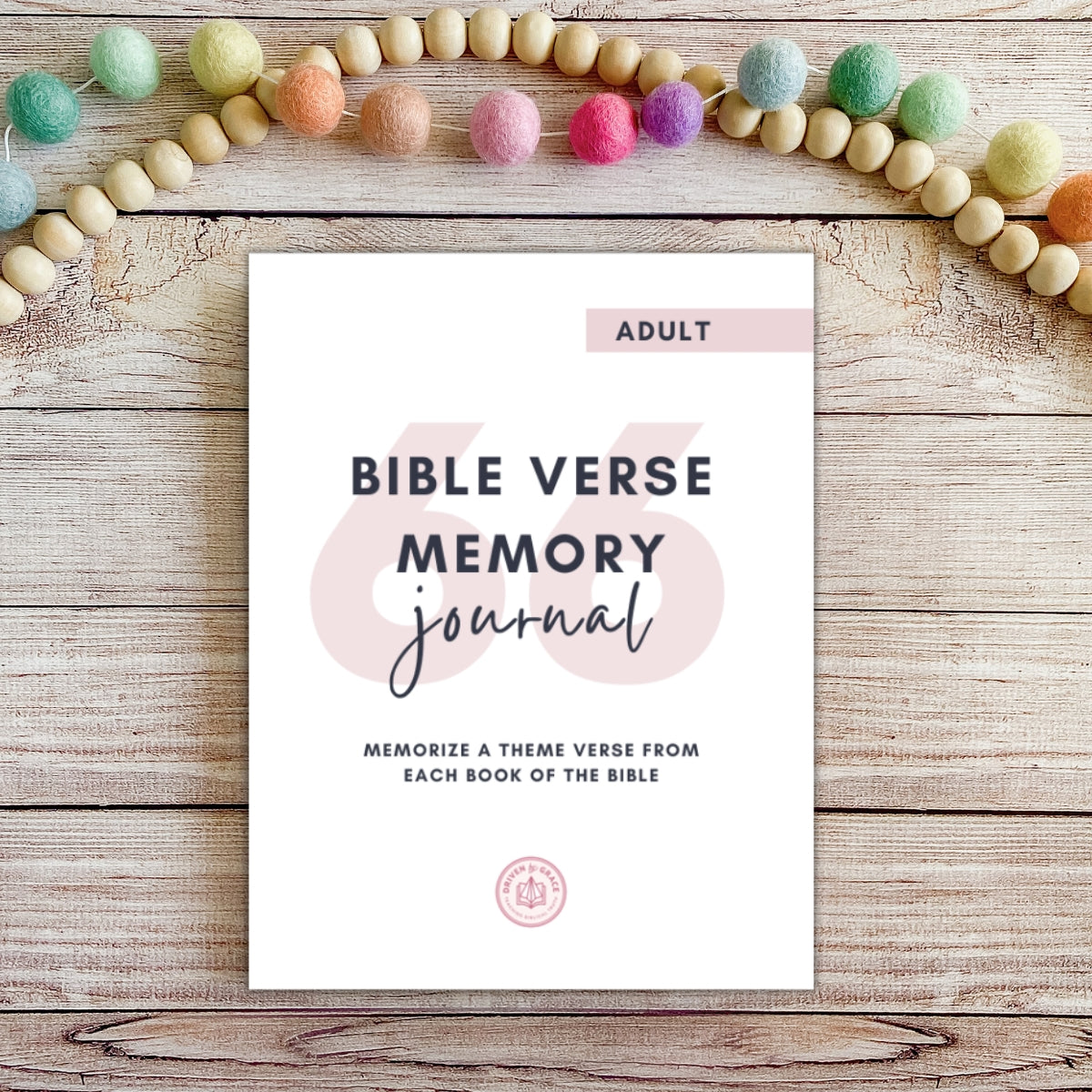 66 Bible Verse Memory Journal - Adult – Driven By Grace