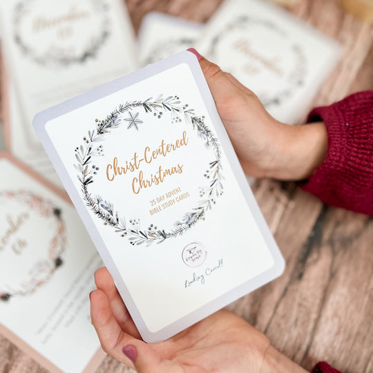 Christ-Centered Christmas Bible Study Cards – Driven By Grace