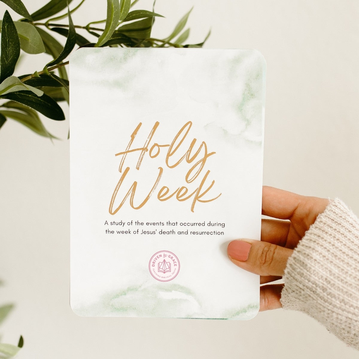 Holy Week Bible Study Cards – Driven By Grace